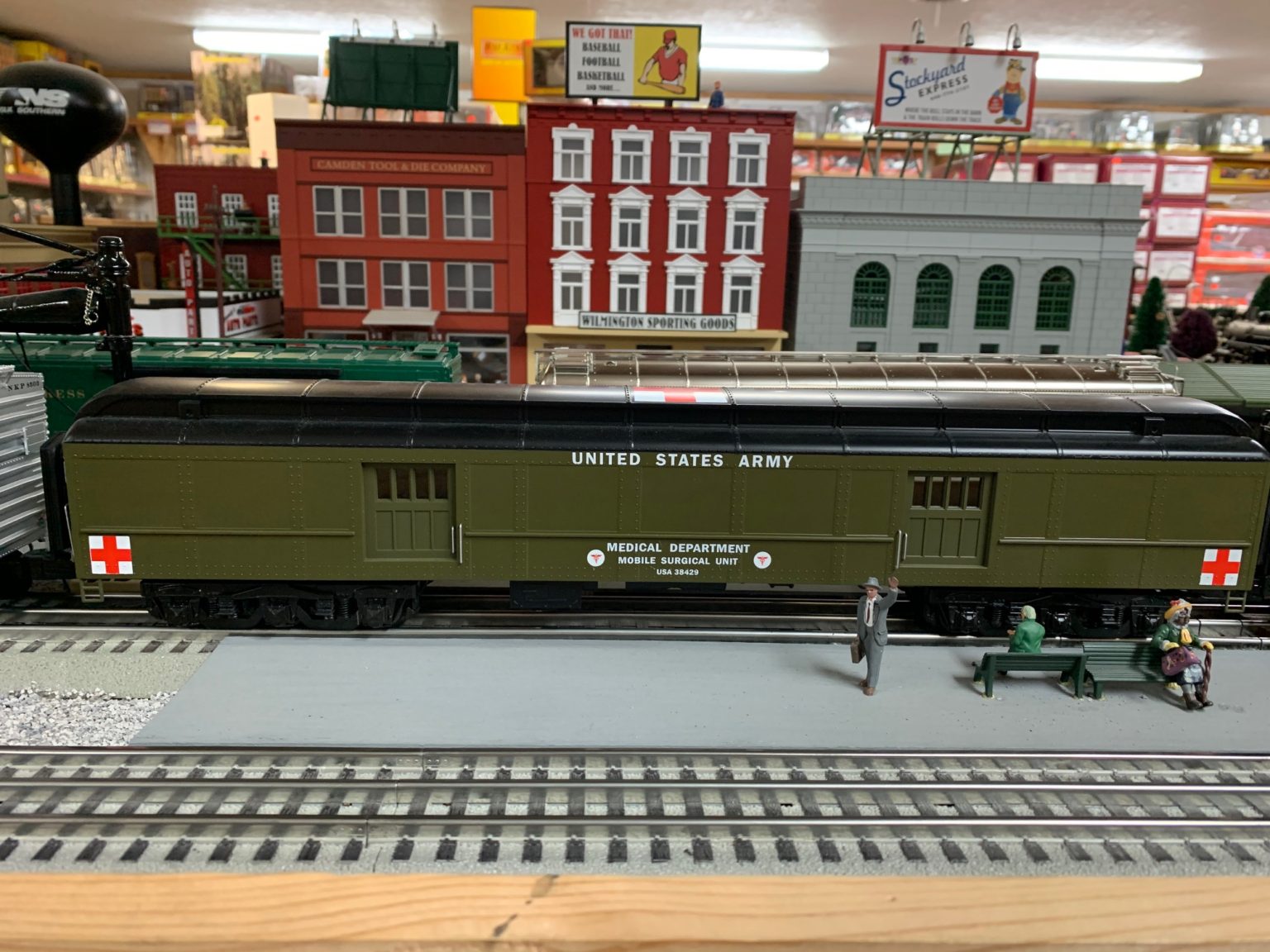 US Army 70′ Madison Baggage Passenger Car – Stockyard Express LLC